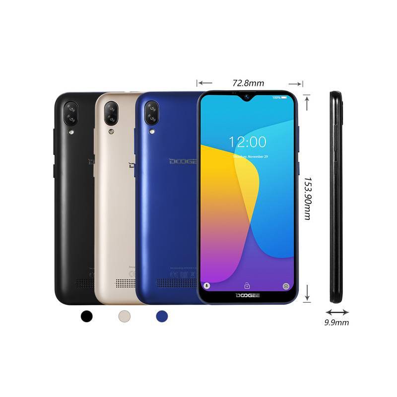 Movil chino DOOGEE Y8c Android 8,1 pantalla 6,1 pulgadas procesador ...