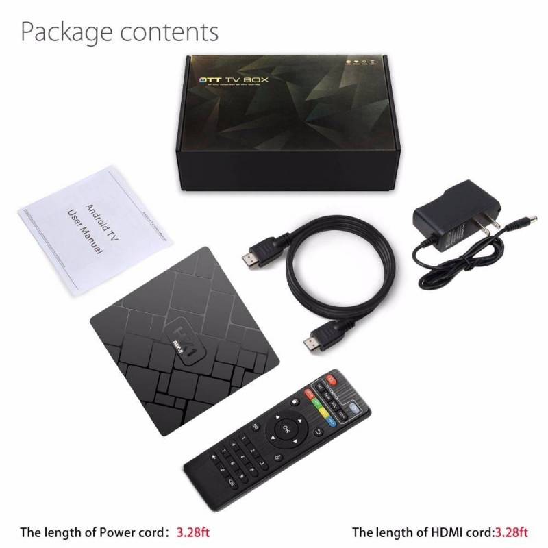 Tv box Transpeed Android 9,0 RK3229 2G DDR3 16G EMMC ROM 4K 3D H.265 Wifi