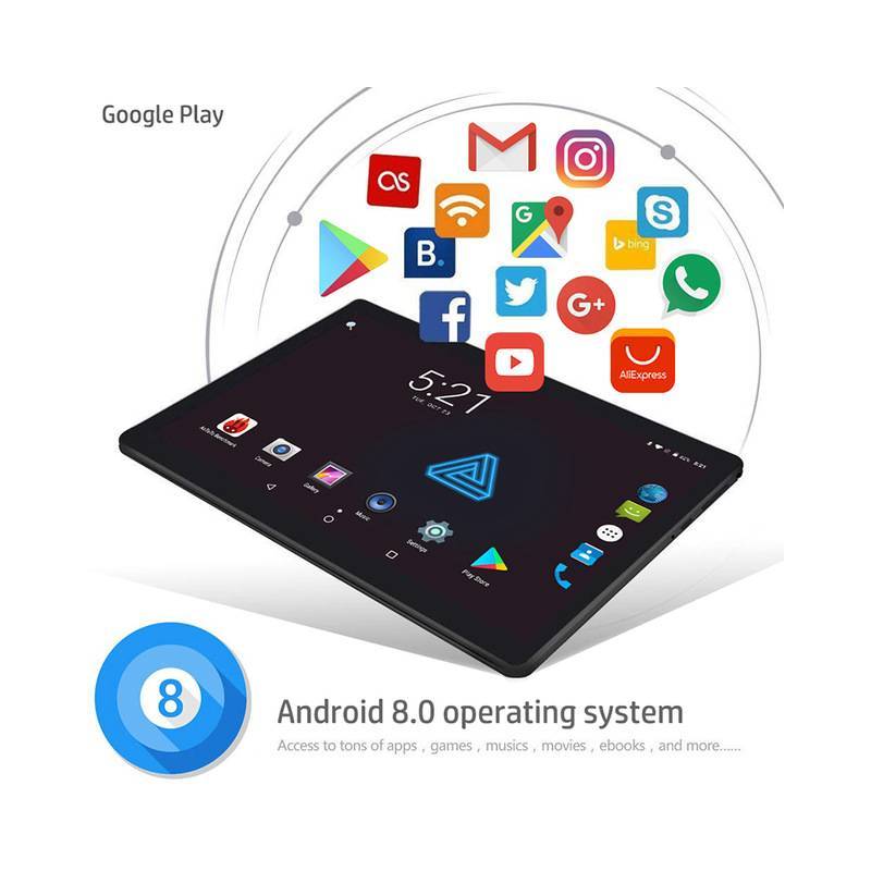 Tablet china 2019 de 10 pulgadas con 4G LTE 6GB RAM 128GB ROM 1920x1200 ...