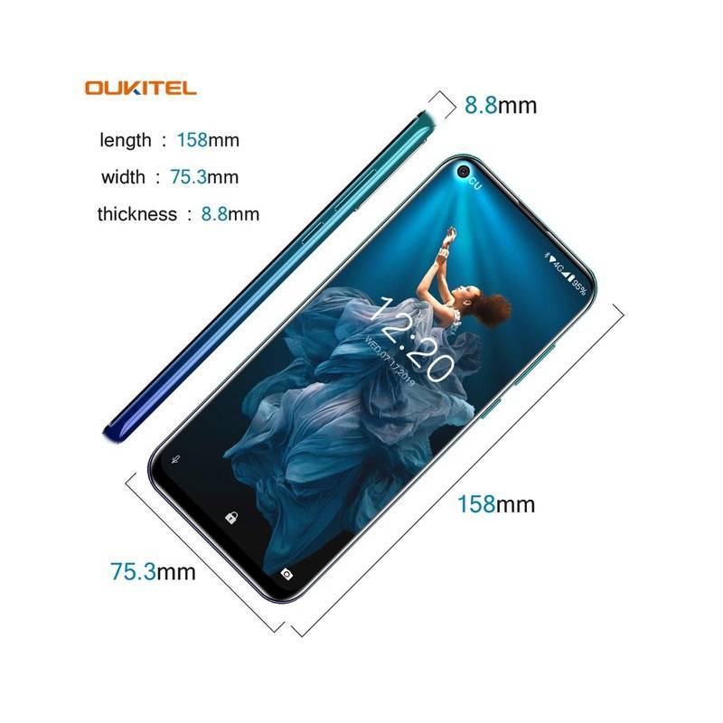Movil chino OUKITEL C17 Pro pantalla 6,35" Android 9,0 MTK6763 Octa ...