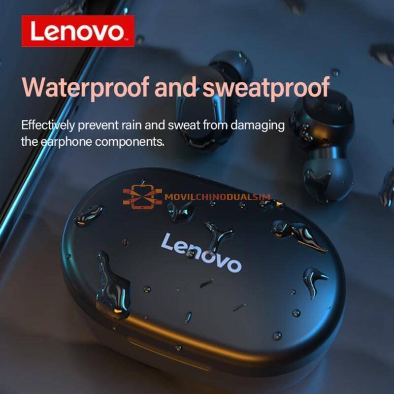 Auriculares Lenovo TWS XT91 originales micrófono y reducción de ruido, control con Bluetooth