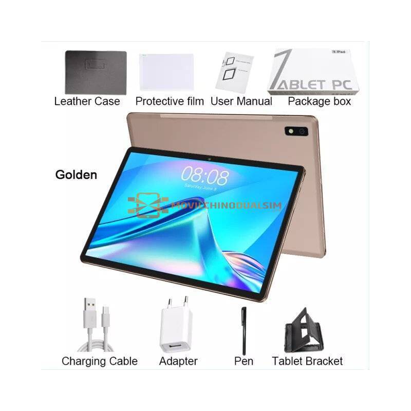 Tablet China Android T40 Plus de 10 pulgadas, dispositivo con llamadas ...
